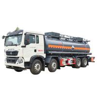 China 18.3 M3 Cargo Truck Sinotruk Howo Corrosive Tanker Maximum Speed 79 Km/H Corrosion Resistance for sale