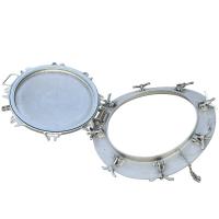 China Special Vehicle Parts DN500 Stainless Steel 304 Tank Container Manhole Cover for sale