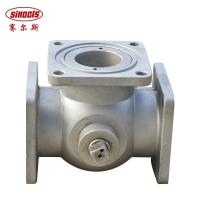 China Fuel Water Tank Parts DN50/65/80 Aluminum Alloy Ball Valve With Filter 0.6Mpa Norminal Pressure and Flange Connection for sale