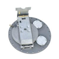China Working Voltage Customized 16 20 Aluminum Alloy European Standard Manhole Cover for Oil Tank Truck Trailers for sale