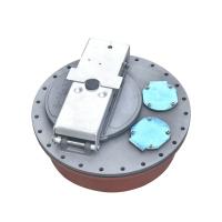 China Working Voltage Customized 16 20 Aluminum Alloy European Standard Manhole Cover for Oil Tank Truck Trailers for sale