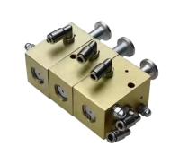 China Compressed Air Applicable Aluminum Alloy 2 Compartment Pneumatic Combination Switch for Tank Truck Certificate for sale