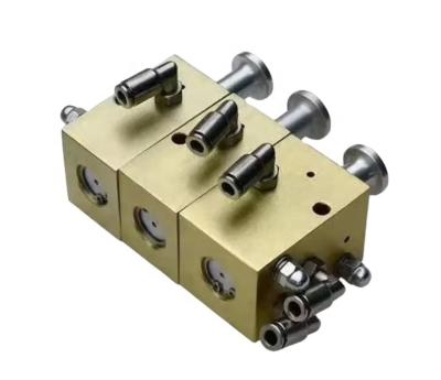 China Compressed Air Applicable Aluminum Alloy 2 Compartment Pneumatic Combination Switch for Tank Truck Certificate for sale