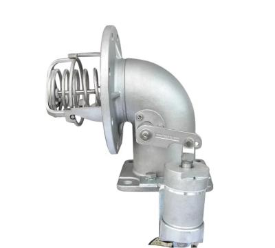 China Nozzle Stainless Steel Subsea Valve for Chemical Tank Truck Opening Method Manual/Pneumatic for sale