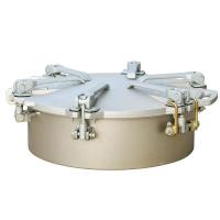 China Aluminum Alloy Six Claw Quick Open Stainless Steel Manhole Cover With Modified Rubber Seal Material for sale