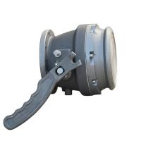 China Manual 4 Inch Aluminum Alloy Bottom Valve Kit for Oil Tanker Loading/Unloading Customized Support OEM and Manual for sale