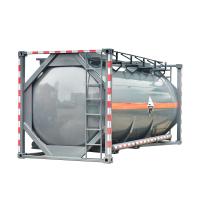 China Standard 20 Foot Stainless Steel Tank Container For Corrosive Material Transportation for sale