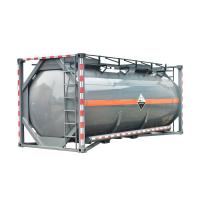 China Standard 20 Foot Stainless Steel Tank Container For Corrosive Material Transportation for sale