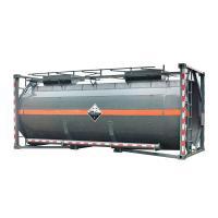 China Standard 20 Foot Stainless Steel Tank Container For Corrosive Material Transportation for sale
