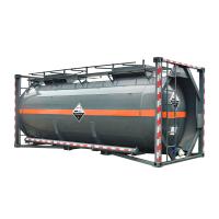 China Standard 20 Foot Stainless Steel Tank Container For Corrosive Material Transportation for sale