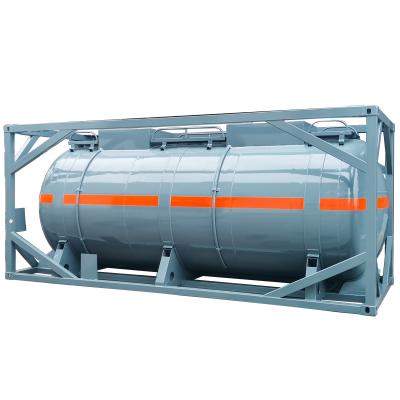China Customized 20 Feet Tank Container Pure Aluminum Tank Container For Transportation for sale
