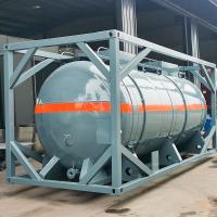 China Customized 20 Feet Tank Container Pure Aluminum Tank Container For Transportation for sale