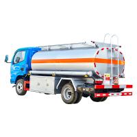 China Durable Right Hand Drive 4X2 4-6L 5000KG Fuel Oil Tanker Truck Transport Vehicle Engine for sale