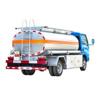 China Durable Right Hand Drive 4X2 4-6L 5000KG Fuel Oil Tanker Truck Transport Vehicle Engine for sale