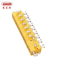 China Precision Pneumatic Combination Switch Control Block with Enhanced Safety Features and Working Voltage for sale