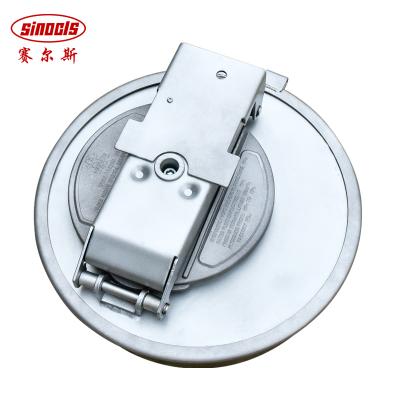 China Single Breathing Valve Carbon Steel 460 Clamp Manhole Cover Suitable for Different Applications for sale