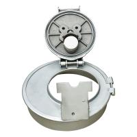 China Single Breathing Valve Carbon Steel 460 Clamp Manhole Cover Suitable for Different Applications for sale