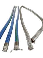 China 5m Composite Petrol Service Equipment Hose for Fuel Oil Tank Truck Oil Delivery Nozzle Size Customization for sale