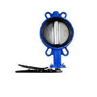 China Robust Large Handle Clamp Type Butterfly Valve Manual Soft Seal Clamp Butterfly Valve Steel for sale