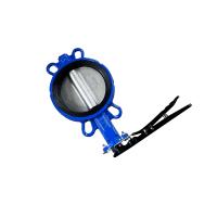 China Robust Large Handle Clamp Type Butterfly Valve Manual Soft Seal Clamp Butterfly Valve Steel for sale