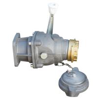 China 4 Inch Italian Oil Discharge Valve for Loading Oil Trucks Made of Aluminum Alloy for sale
