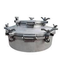 China 304 Stainless Steel Quick Opening Manhole Cover for Commercial and Industrial Applications for sale