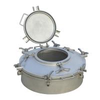 China 304 Stainless Steel Quick Opening Manhole Cover for Commercial and Industrial Applications for sale
