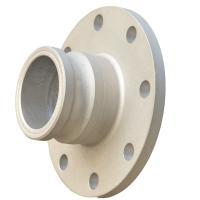 China Aluminum Alloy Round Flange Male End for Tanker Truck Pipeline Connections 2.5 inch for sale