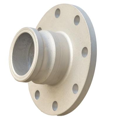 China Aluminum Alloy Round Flange Male End for Tanker Truck Pipeline Connections 2.5 inch for sale