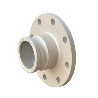 China Aluminum Alloy Round Flange Male End for Heavy Duty Pressure Tanker Truck in Industrial Environments for sale