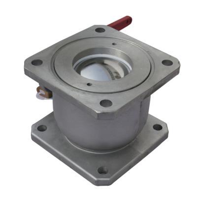 China 2-Inch Aluminum Alloy Manual Square Ball Valve for Oil Tank Trucks Customized OEM Support and OEM Acceptance for sale