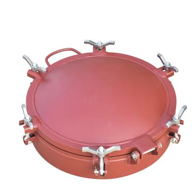 China Medium Concentrated Sulfuric Acid Carbon Steel Quick-opening Manhole Cover for Chemical Industry Applications for sale