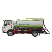 China Dolica 3308 Sewage Suction Truck with 115 Horsepower Angle Adjustable Material Arm and Self-Dump Tank Semi Trailer for sale