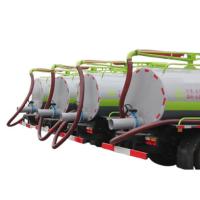 China Dolica 3308 Sewage Suction Truck with 115 Horsepower Angle Adjustable Material Arm and Self-Dump Tank Semi Trailer for sale