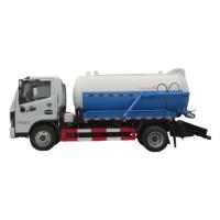 China Sewage Suction Truck Tank Semi Trailer with 115 Horsepower Angle Adjustable Material Arm and Self-Dump Function for sale