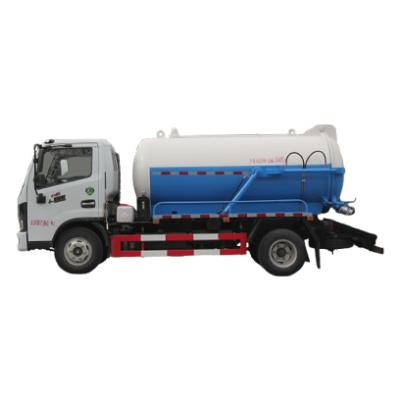 China Sewage Suction Truck Tank Semi Trailer with 115 Horsepower Angle Adjustable Material Arm and Self-Dump Function for sale