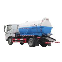 China Sewage Suction Truck Tank Semi Trailer with 115 Horsepower Angle Adjustable Material Arm and Self-Dump Function for sale