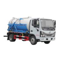 China Sewage Suction Truck Tank Semi Trailer with 115 Horsepower Angle Adjustable Material Arm and Self-Dump Function for sale