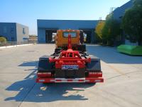 China Detachable Compartment Garbage Truck with 3600*1800*820mm Loading Compartment Q235B Carbon Steel Construction and Hook Arm System for sale