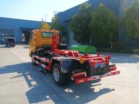 China Detachable Compartment Garbage Truck with 3600*1800*820mm Loading Compartment Q235B Carbon Steel Construction and Hook Arm System for sale