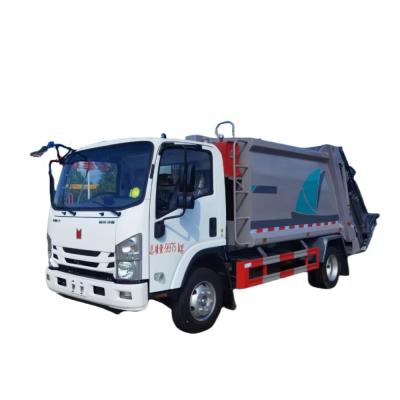China Isuzu Factory Wholesale Diesel Garbage Truck Rear Loader 8cbm 9cbm 10cbm New Compactor EURO 5 Emission in Stock for sale