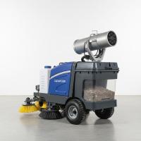 China New Energy Electric Four-wheel Sweeper With Fog Cannon Function With Large Capacity Dustbin and Water Tank for sale