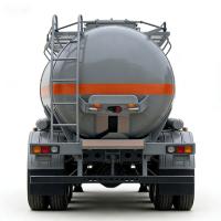 China Euro 4 Diesel 3 Axles Corrosion Resistant Chemical Liquid Tank Semi Trailer Truck Transport for sale
