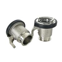 China Stainless Steel Dual-Interlock Quick Connect Coupling with 16bar Working Pressure and EPDM Seal for Liquid Cooling Main Lines for sale