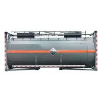 China 20 Feet Stainless Steel ISO Tank Container for Corrosion Preventive Liquid Transport for sale