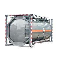 China 20 Feet Stainless Steel ISO Tank Container for Corrosion Preventive Liquid Transport for sale