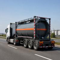 China 20 Feet Stainless Steel ISO Tank Container for Corrosion Preventive Liquid Transport for sale