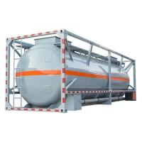 China 20ft/30ft Fuel Oil ISO Tank Container 25000-28000L Liquid Transport Tank Container for sale