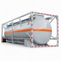China 20ft/30ft Fuel Oil ISO Tank Container 25000-28000L Liquid Transport Tank Container for sale
