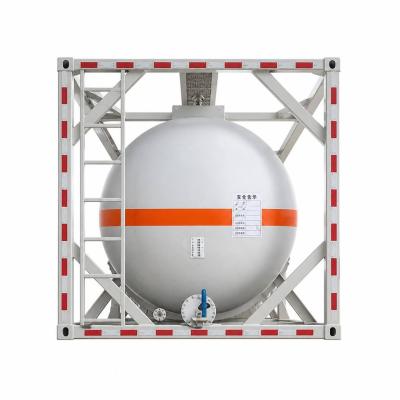 China 28000 Liters 30FT ISO Tank Container High Capacity for 98 Industrial Nitric Acid Storage & Transportation for sale